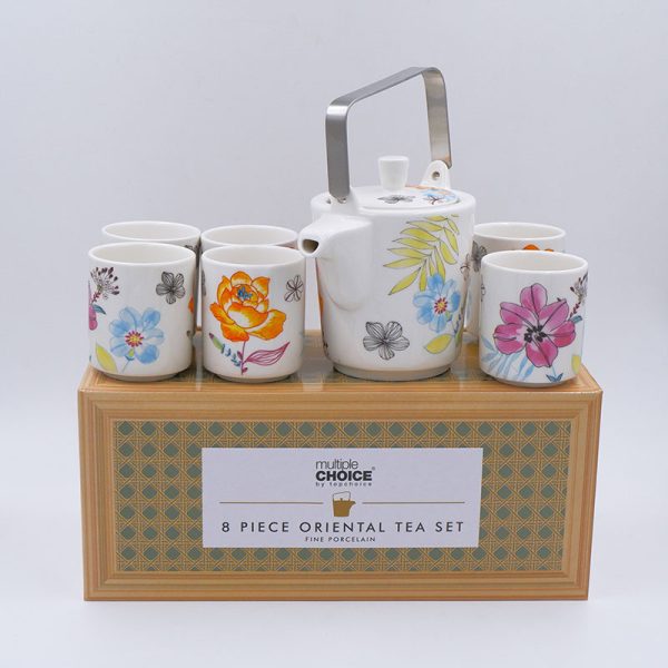 8pc Oriental Tea Set – HAPPY NOW – Multiple Choice Philippines