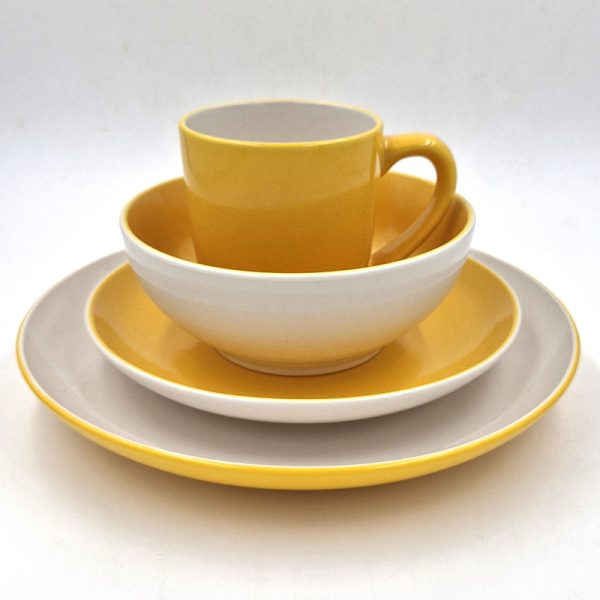 24pc Dinner Set Stoneware – Happi Yellow – Multiple Choice Philippines